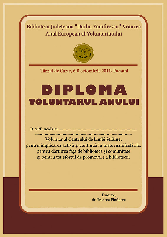 Centrul de Limbi Straine-Biblioteca Judeteana Vrancea: 10 oct. 2011