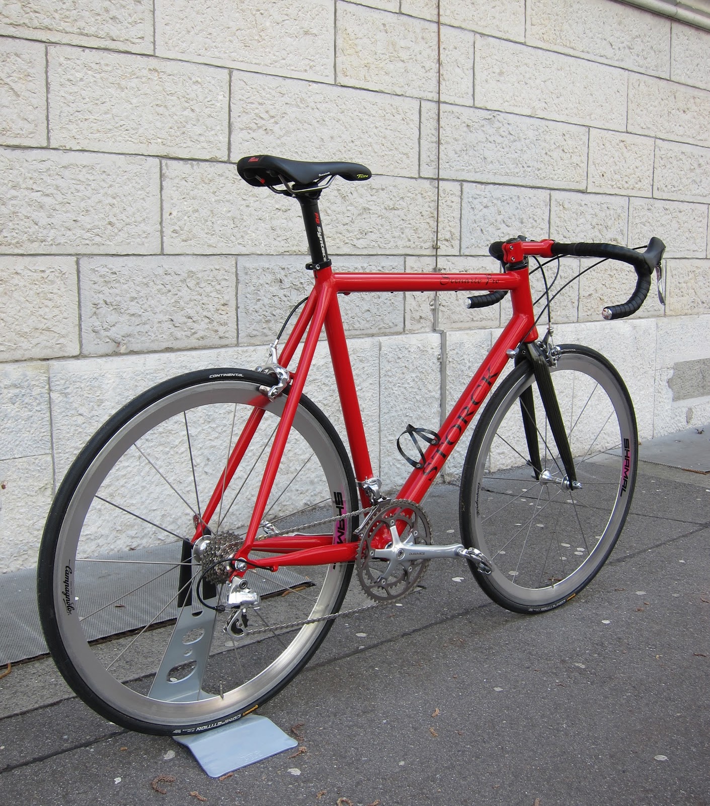 Storck Scenario Pro von 1998 mit Shimano Dura Ace 7700 und Campagnolo ...