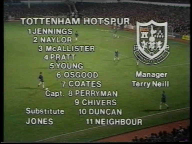 TWB22: English Leagues the 70s: League Cup Tottenham Newcastle 1975 1976