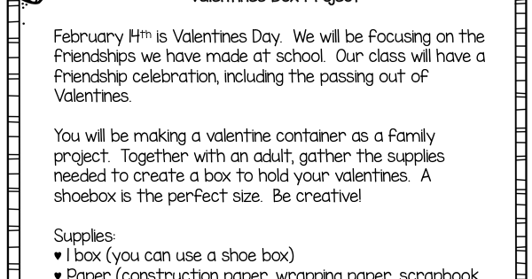 Valentine Box Project | Time 4 Kindergarten