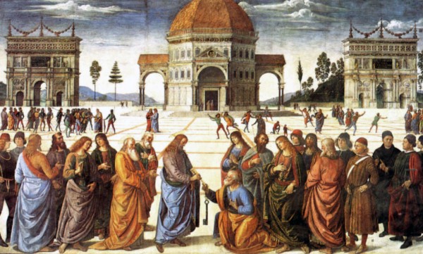 e-arthistory: RAPHAEL'S TEMPLE in the MARRIAGE OF THE VIRGIN
