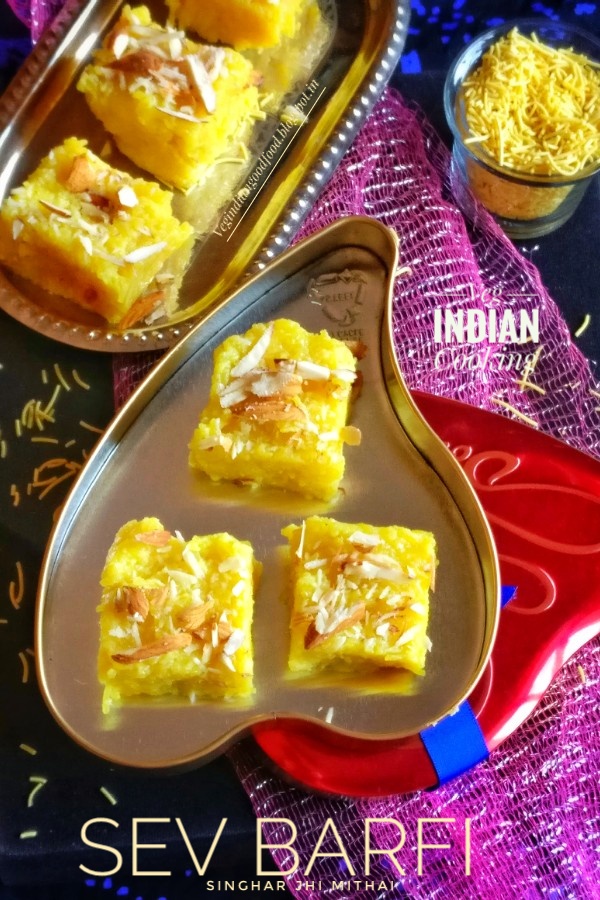Veg Indian Cooking: Sev Barfi (Sindhi Authentic Singhar Jhi Mithai)