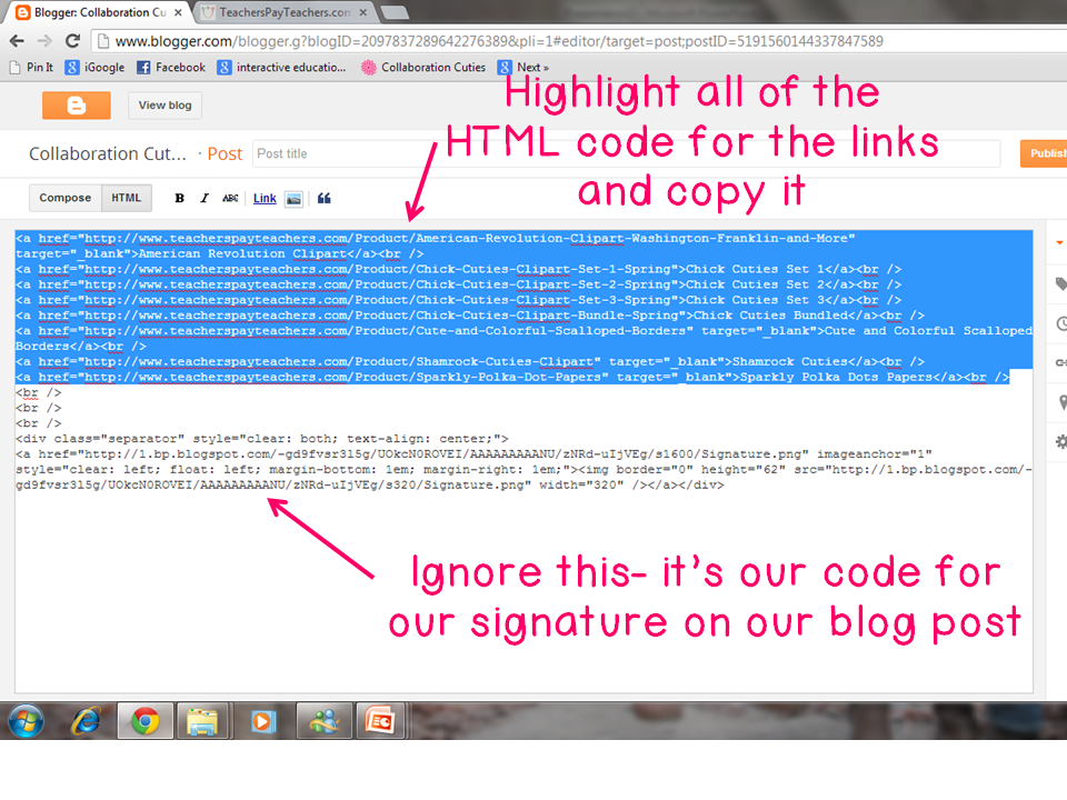 Collaboration Cuties: How to put a Hyperlink in your TpT Product ...