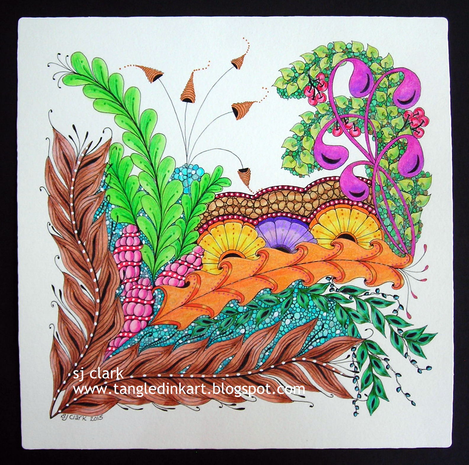 Tangled Ink Art : MY ZENTANGLE INSPIRED ART GALLERY