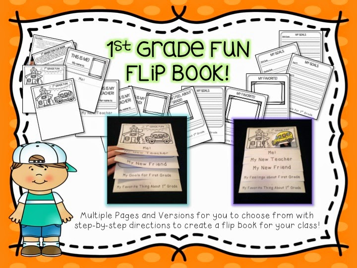 Back to School Flip Books - Read K2nd - A Spoonful of Learning