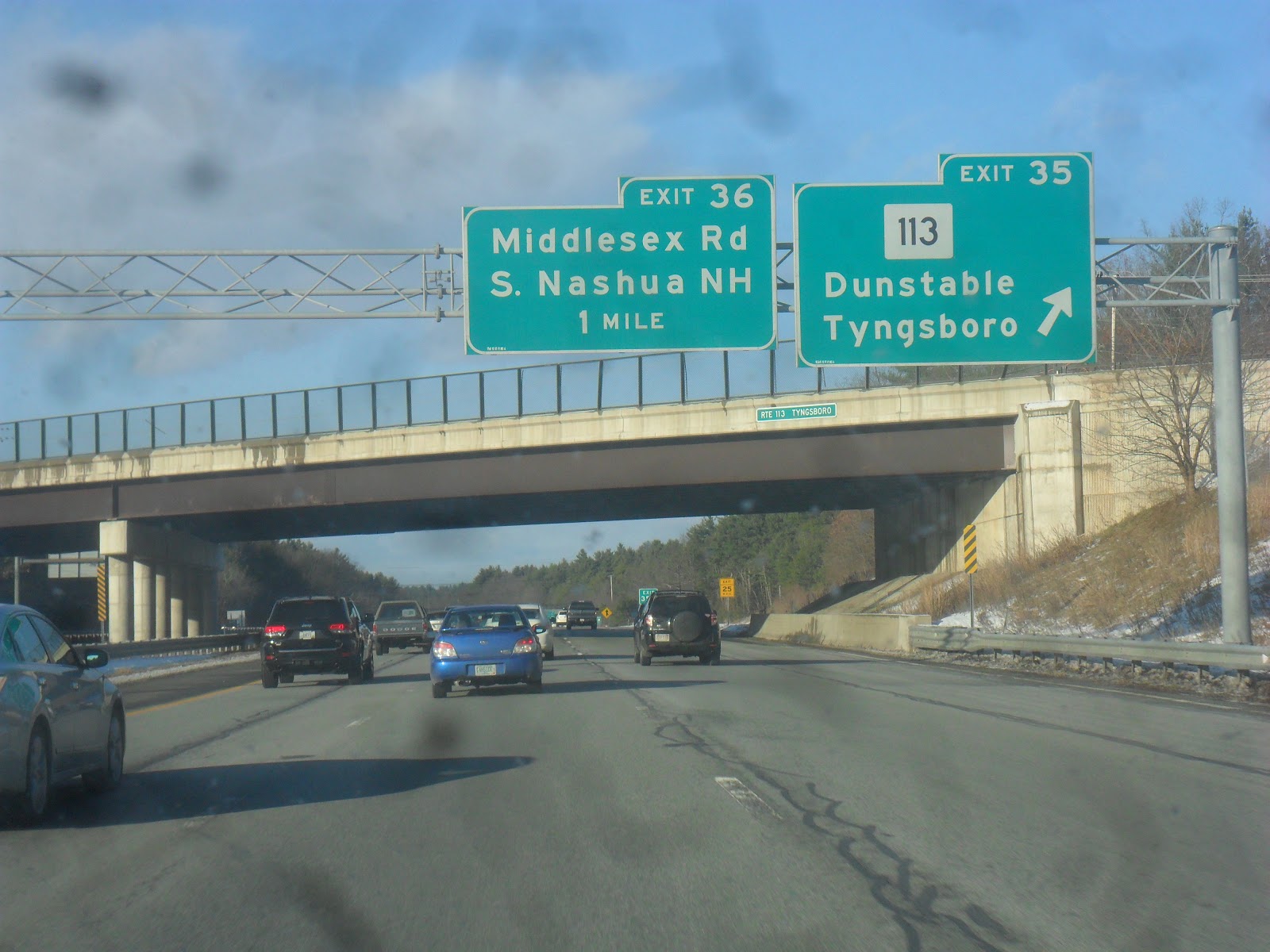 Luke's Signs: Rt. 3 - Massachusetts and New Hampshire