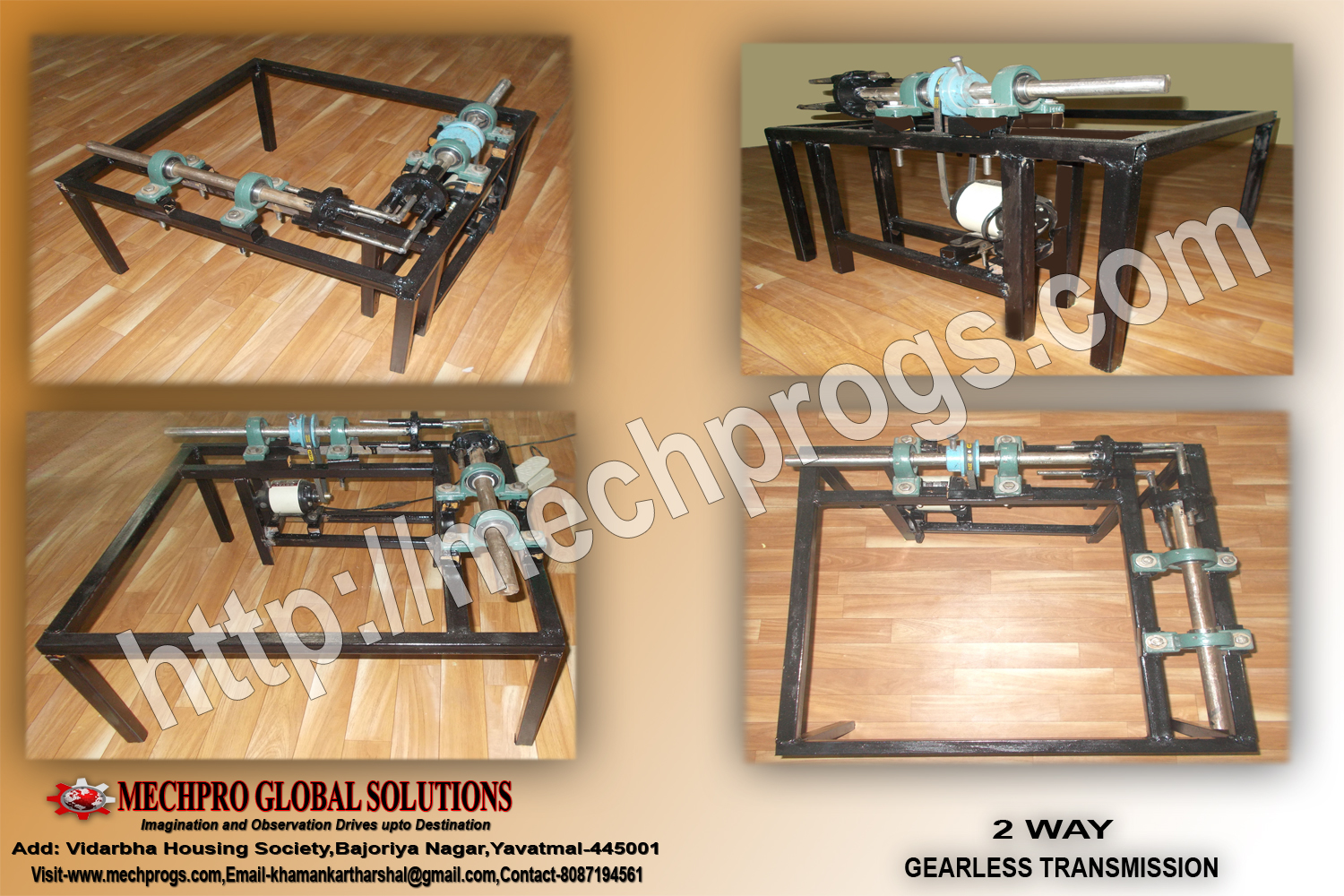 MechPro Global Solutions: 2 Way Gearless Transmission