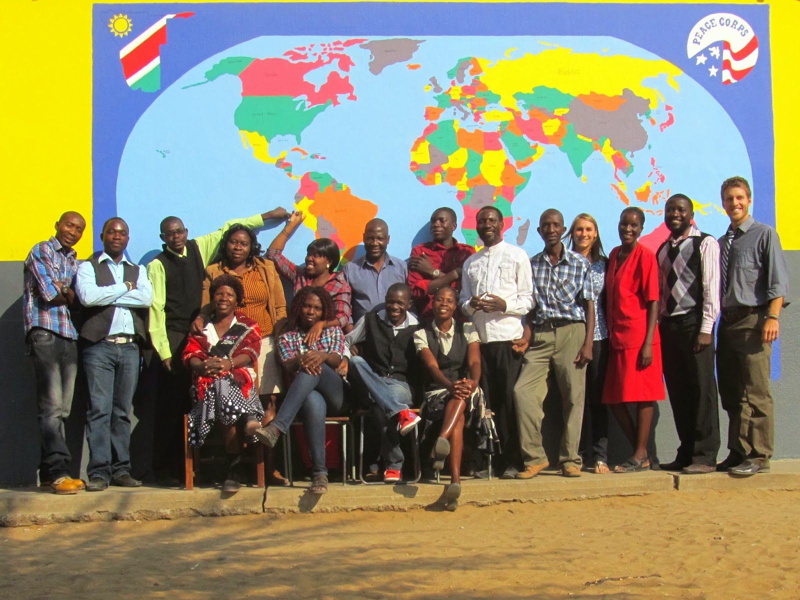 Peace Corps Namibia - The Habenicht Chronicles: World Map Project