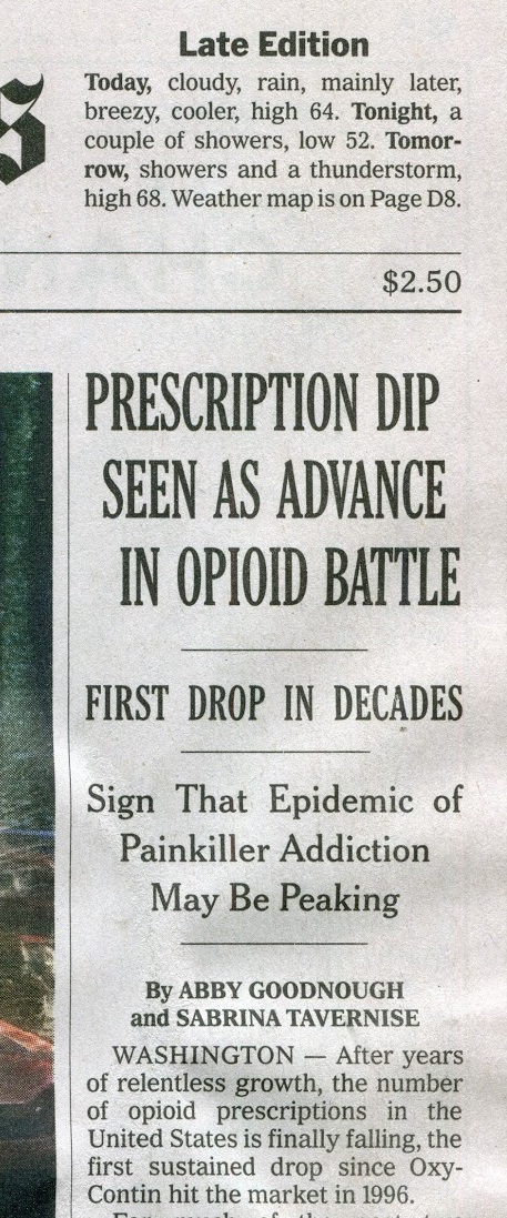 South Mall Blogger: New York Times Misleading Headlines- A Textbook Example