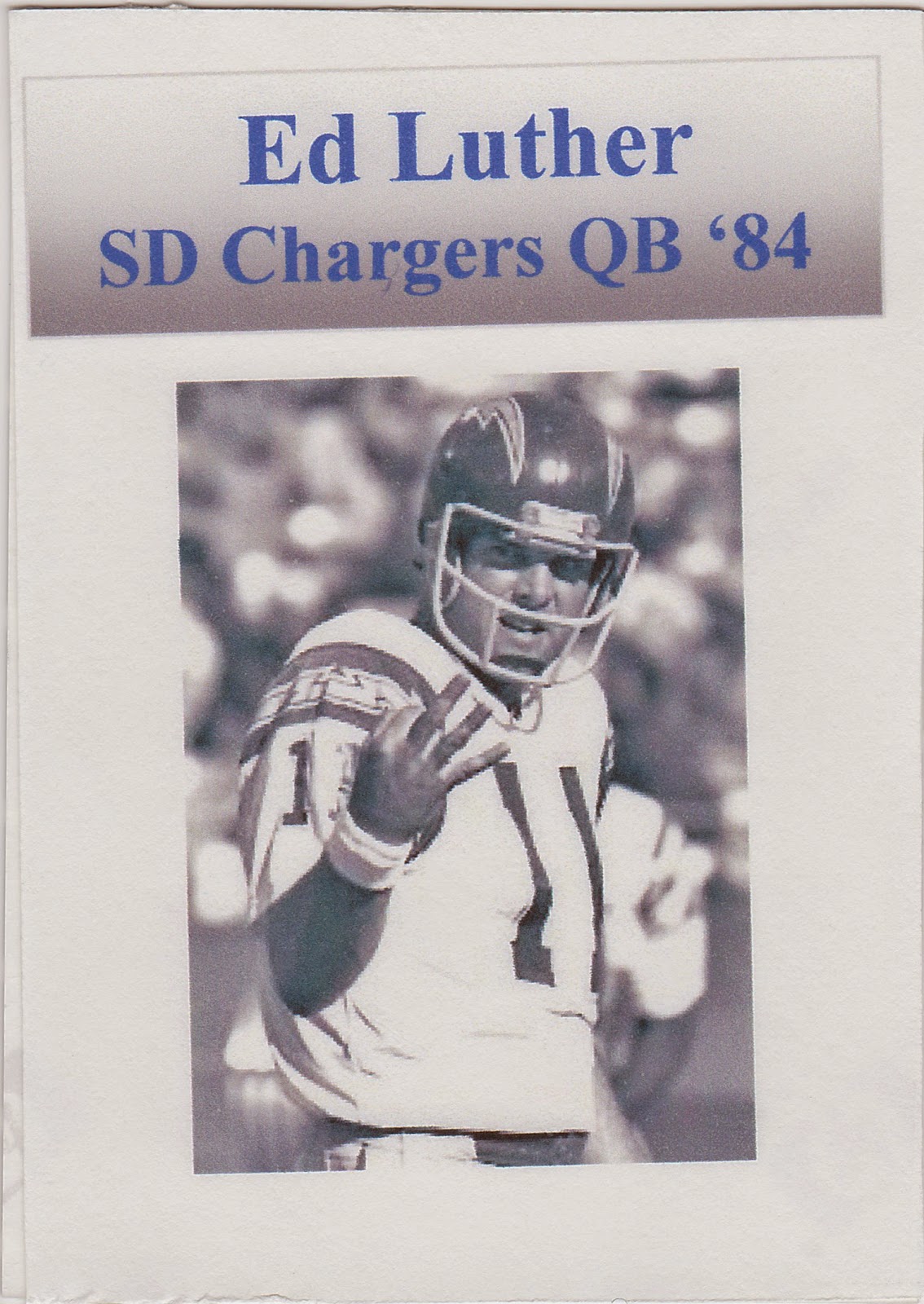 The Five Tool Collector: Monday Morning Quarterback #35 Ed Luther ...