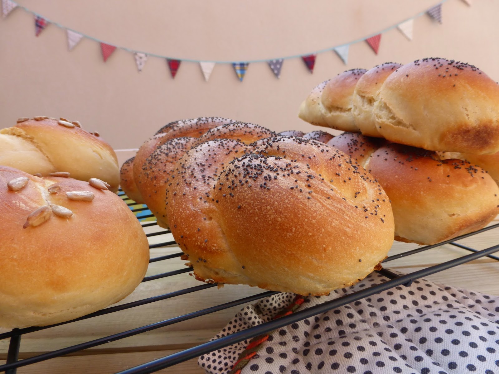 macadamia: Pan de viena