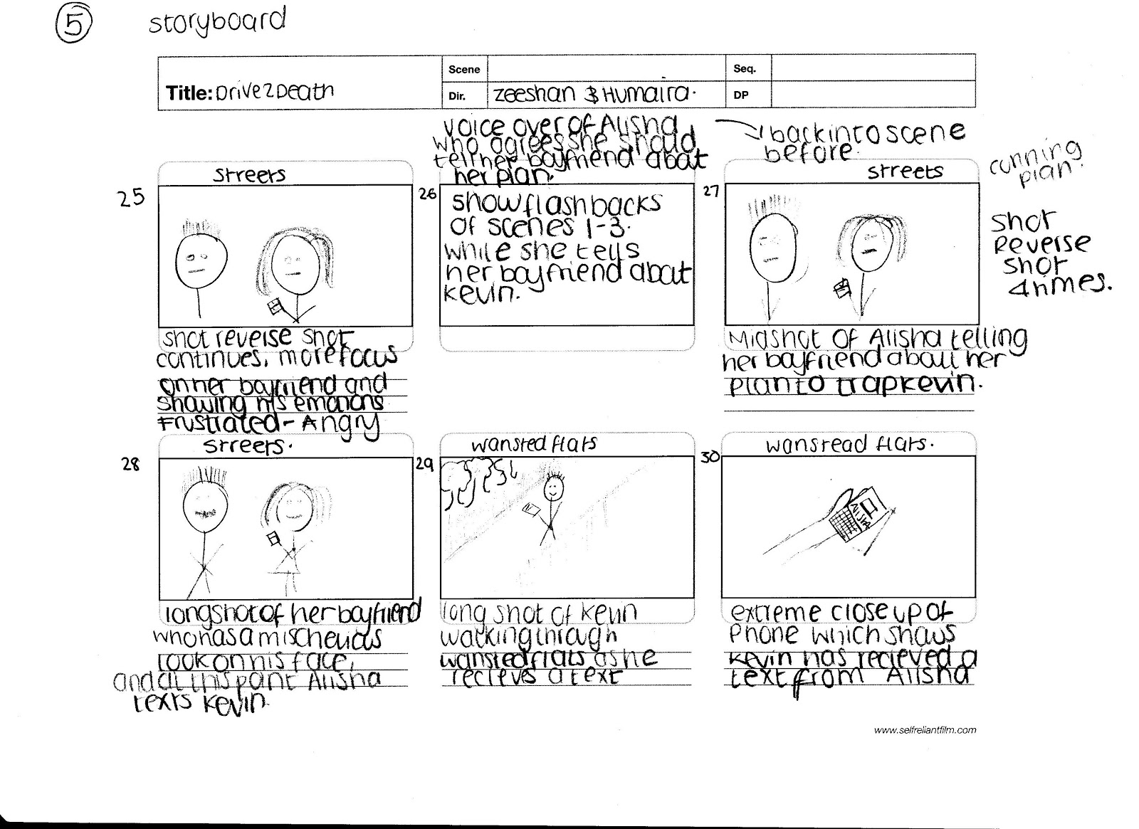 Humaira's Blog: Pre-Production: Storyboard