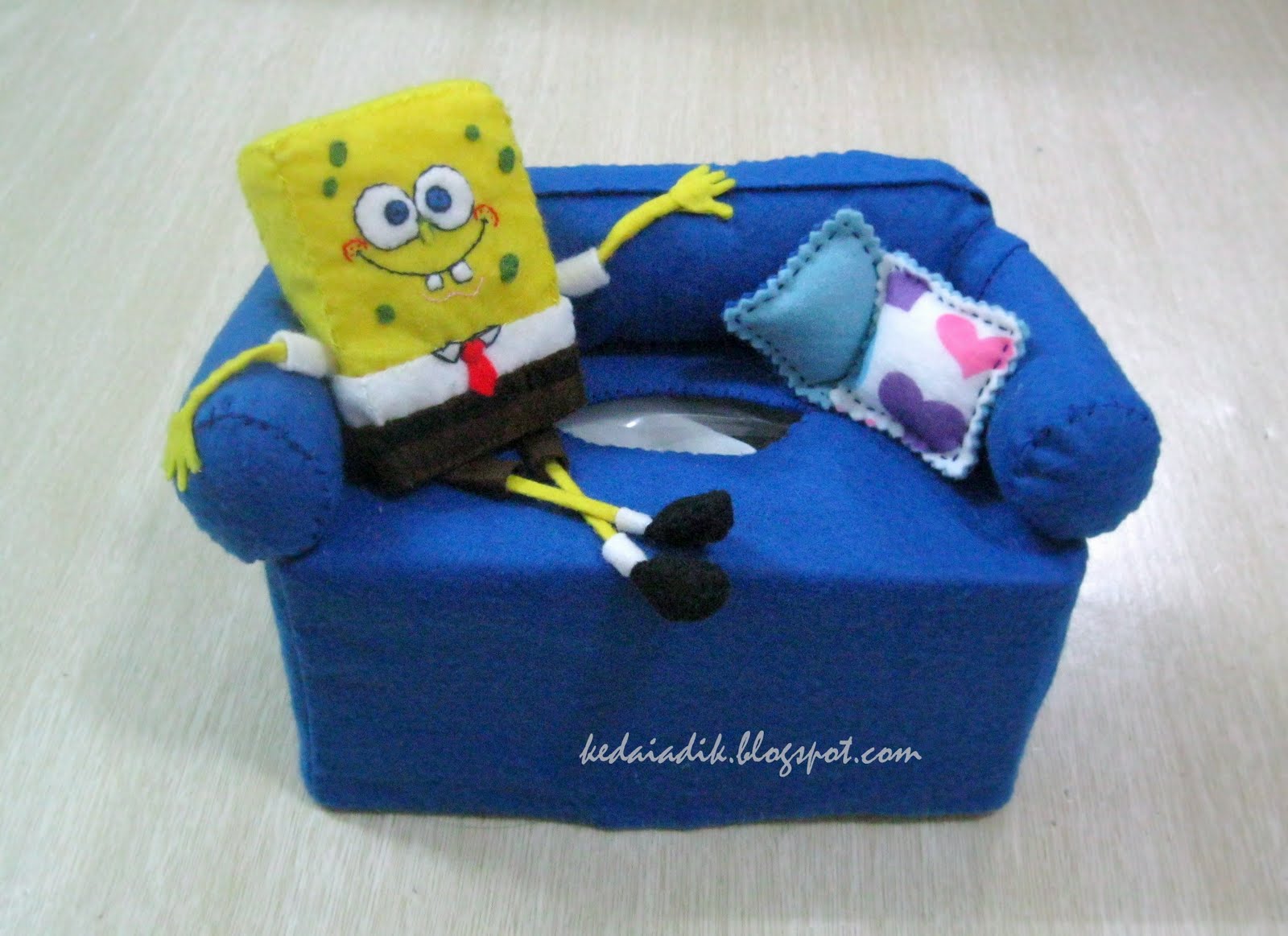 KEDAI ADIK: SPONGEBOB SQUAREPANTS TISSUE BOX COVER