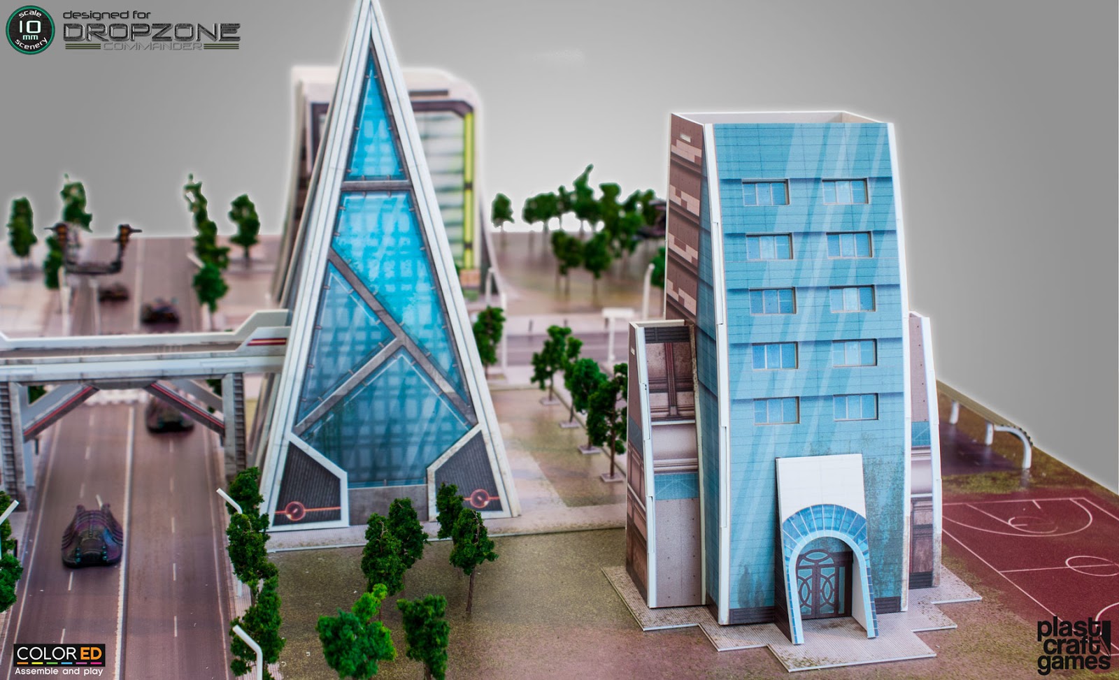 10mm Wargaming: New Dropzone Commander Buildings from Plast Craft Games