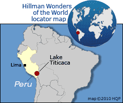 Il lago Titicaca, il più grande del Sudamerica, si trova a quasi ...
