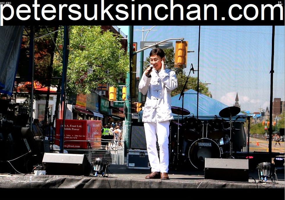 Artist Peter Suk Sin Chan 畫家 陳叔善: 2016 Toronto Chinatown Festival ...