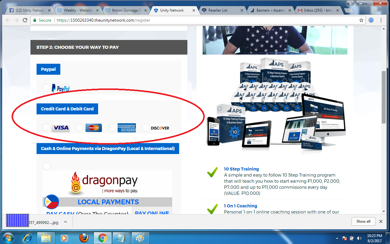 How To Join Unity Network (Using Credit/Debit Card)