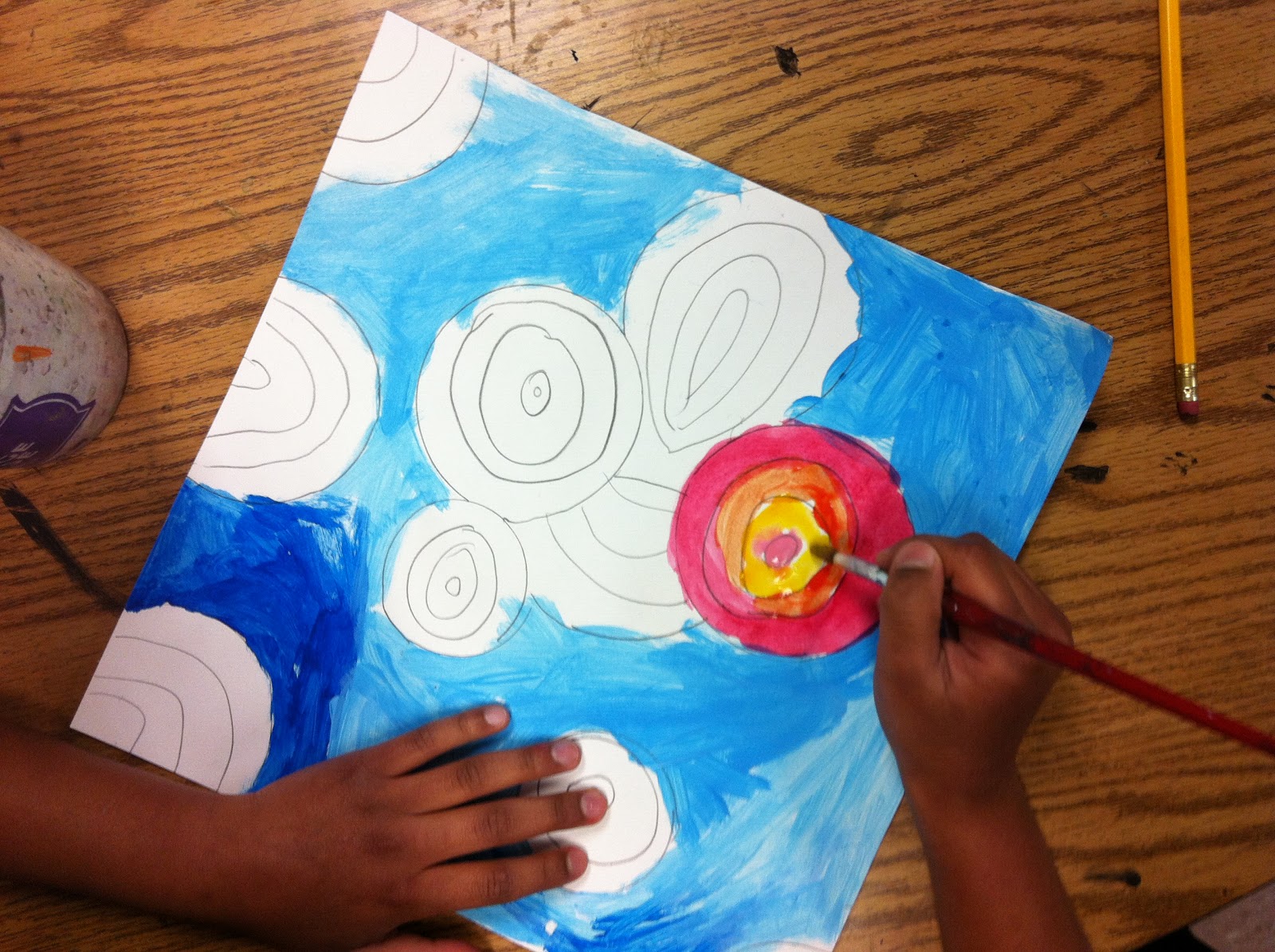 ChumleyScobey Art Room: Kandinsky Concentric Circles