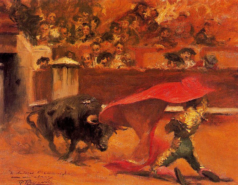 Painting of Baldomero Romero Ressendi artist, Baldomero Romero Ressendi ...