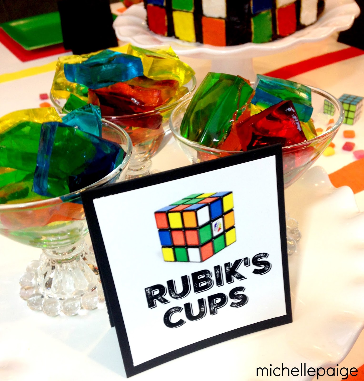 michelle paige blogs: Rubik's Cube Party