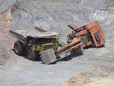 Mining Mayhem: Tipped Excavator