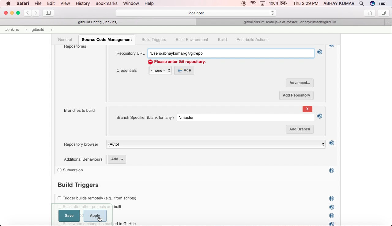 Solution Framework Continuous Integration Automation Eclipse Git And Github Jenkins