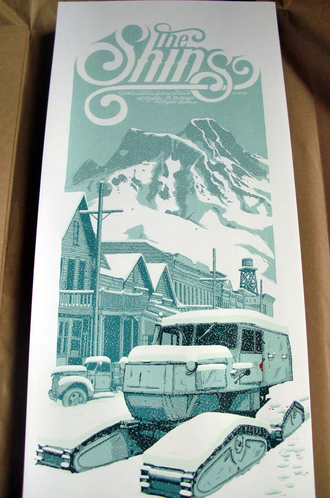 INSIDE THE ROCK POSTER FRAME BLOG: The Shins December to Remember ...