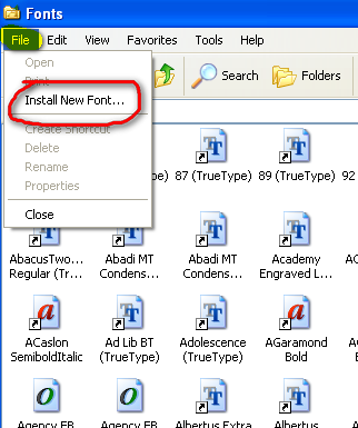 Menambah Variasi Font Komputer dengan Mudah dan Gratis | SEKARRINGIDEP
