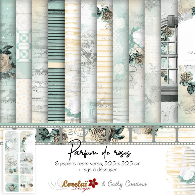 Cart 'n Scrap Art: Vier op een rij, Lorelaï Design