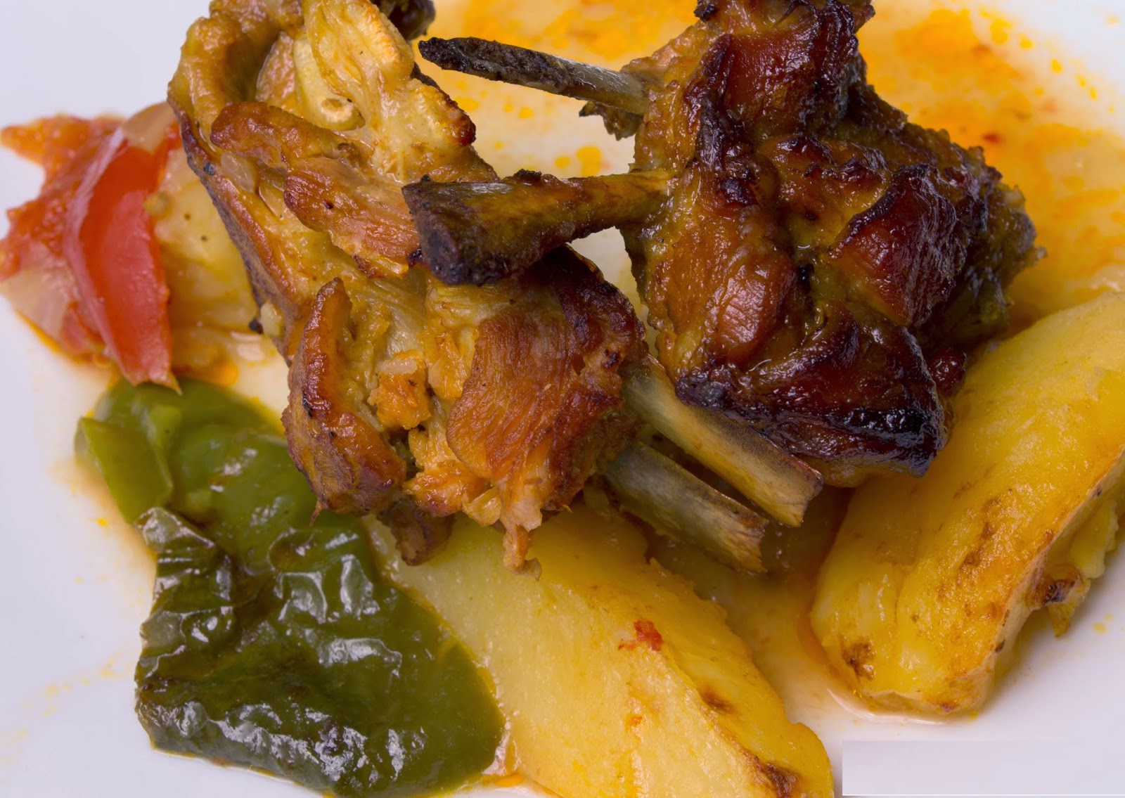 Mosli bel allouch (rôti d'agneau à la tunisienne) مصلي بالعلوش