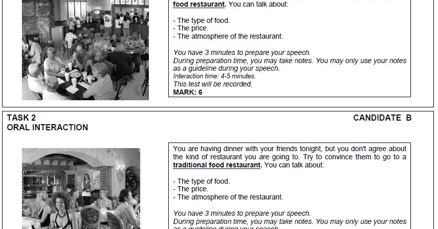 b1.1: SPEAKING CARDS FOR THE FINAL TESTS: DIALOGUES
