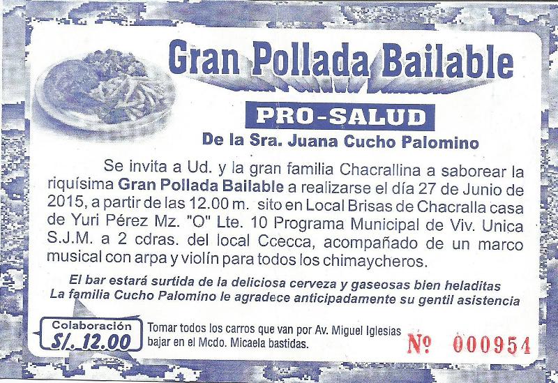 GRAN POLLADA BAILABLE 27JUN2015 CON ARPA Y VIOLIN PARA LOS CHIMAYCHEROS ...