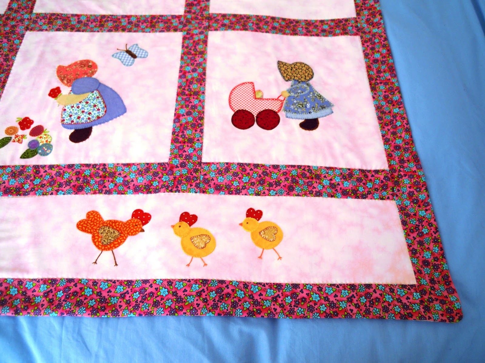 Issabela: Mantita Patchwork para Noa