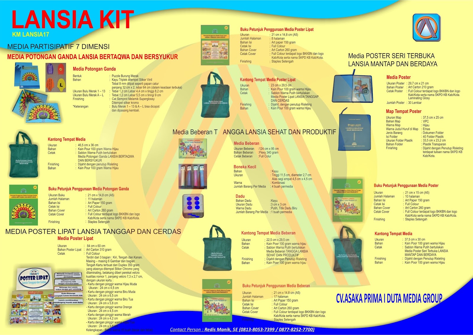 KIT LANSIA BKKbN 2017 ~ (JUAL Lansia Kit BkkbN 2017 ) ~ Produk DAK ...