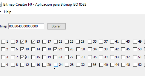 Iso 8583 Bitmap Calculator app for Windows XP, 7 and 10