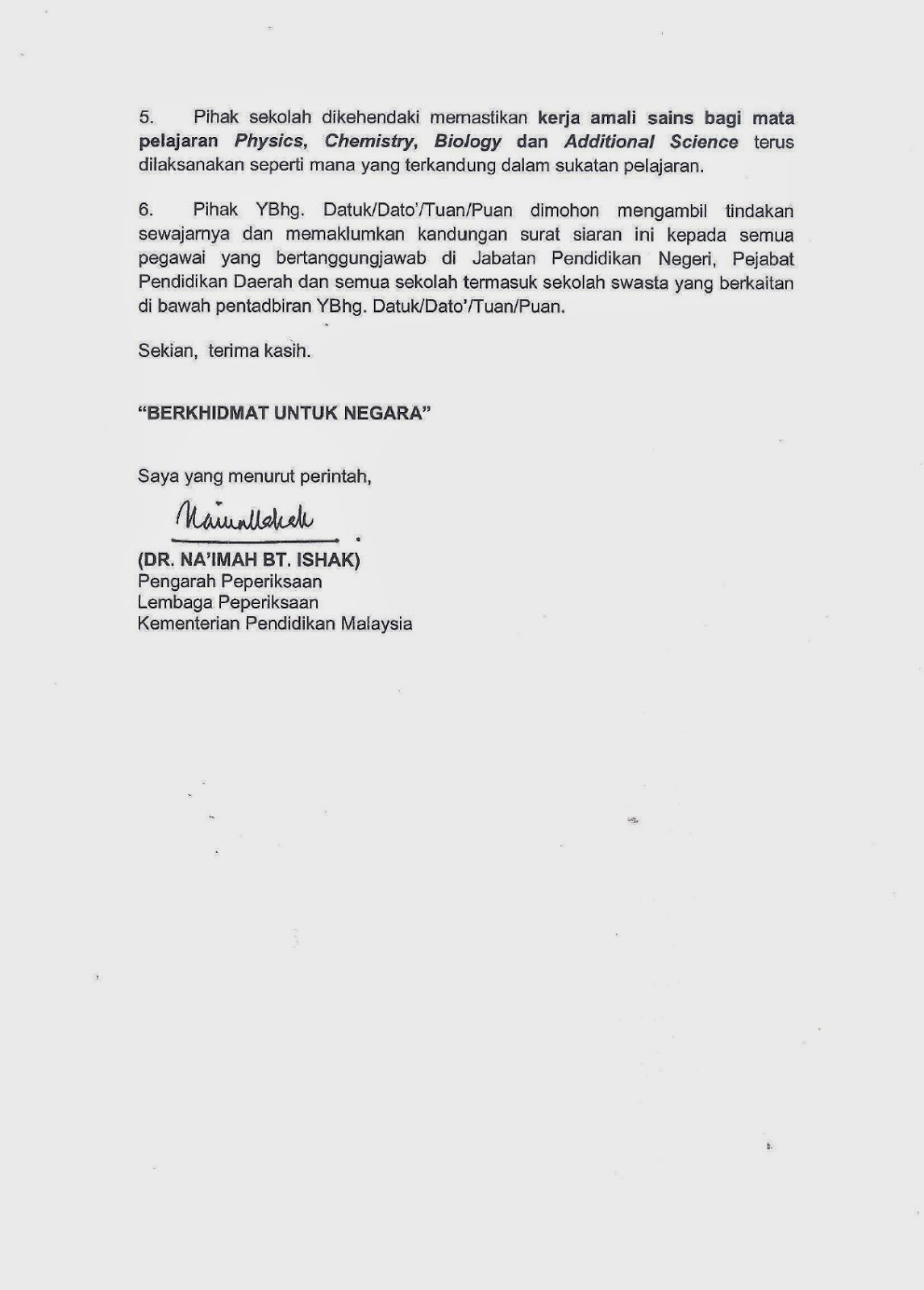 Rozaini Othman (Guru Cemerlang Biologi)