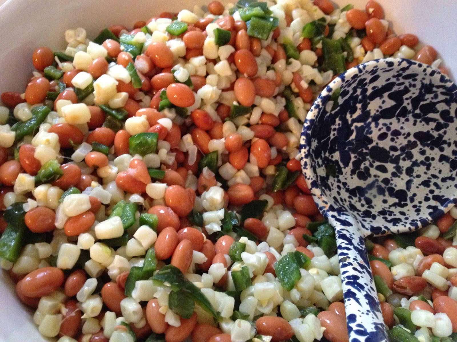 Headspace: Something New: Pickled Pintos, Corn, and Poblano Peppers