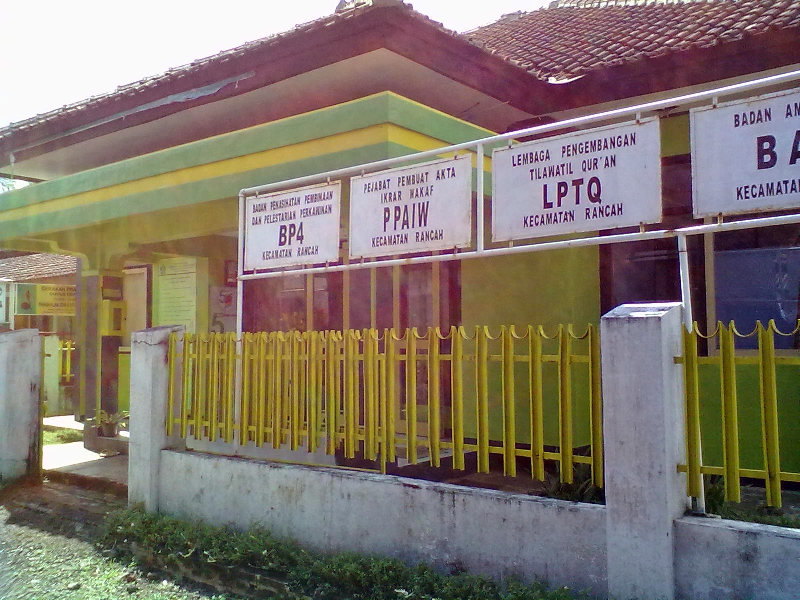 KUA Rancah Ciamis: KONDISI KUA KEC. RANCAH