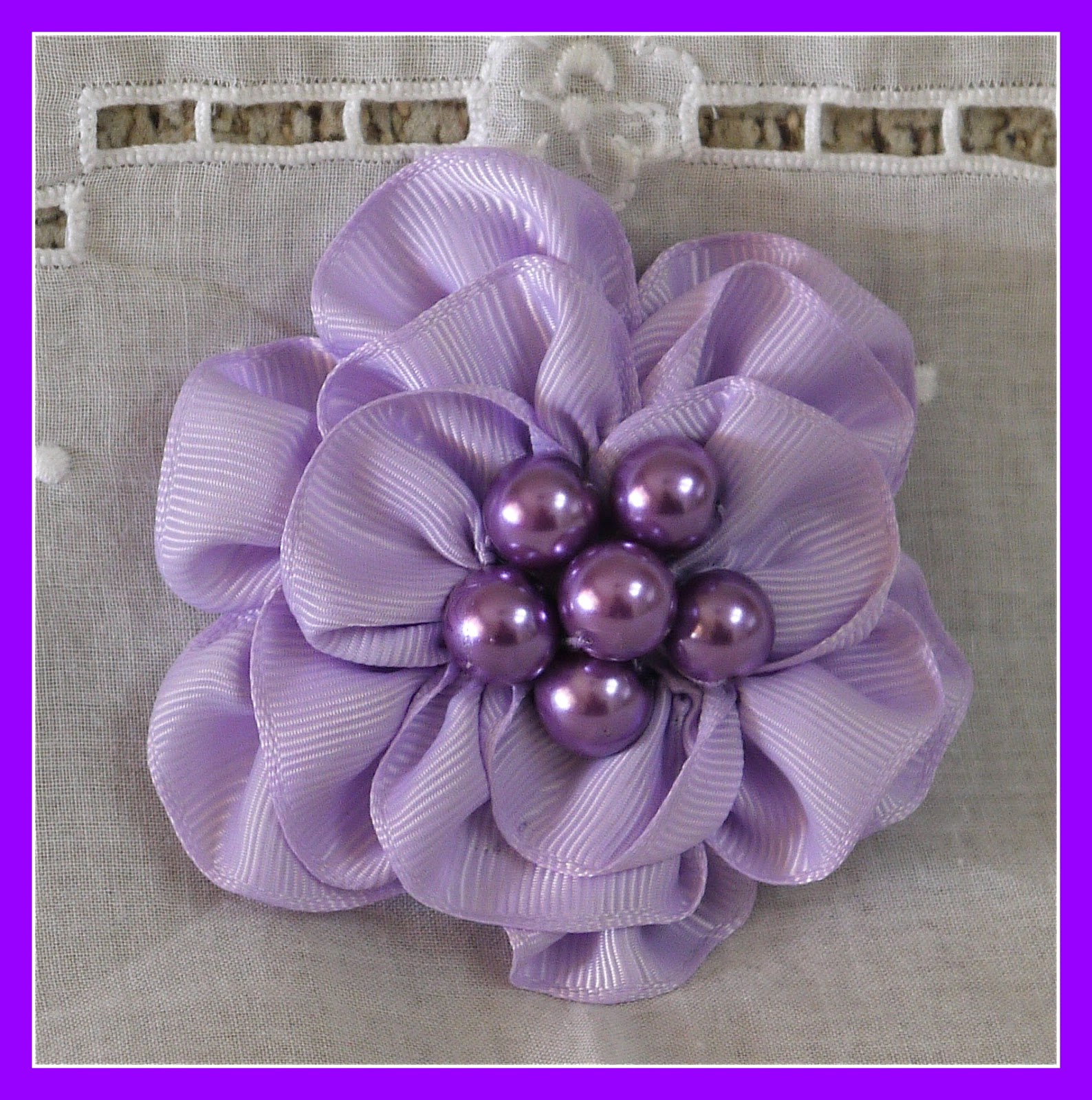 Taller de Artesanía - Página Principal: BROCHES REALIZADOS CON CINTAS ...