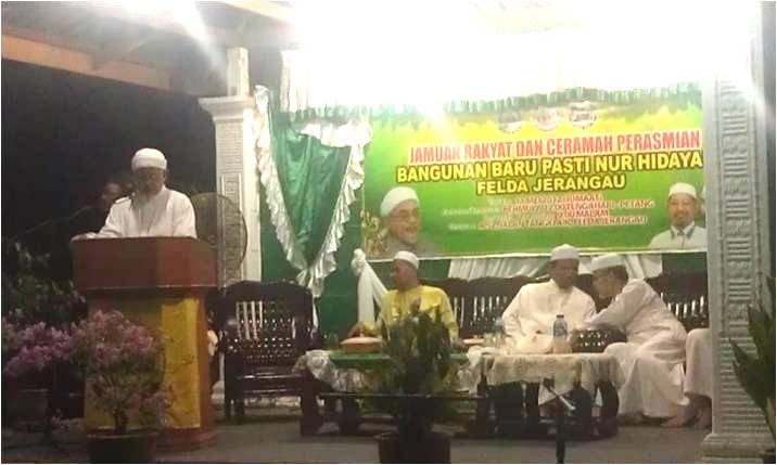 Tunas Islam: Perasmian Bangunan PASTI baru, Felda Jerangau, Dungun