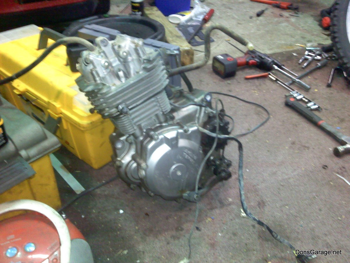 Don's garage: DR350 Supermoto Project