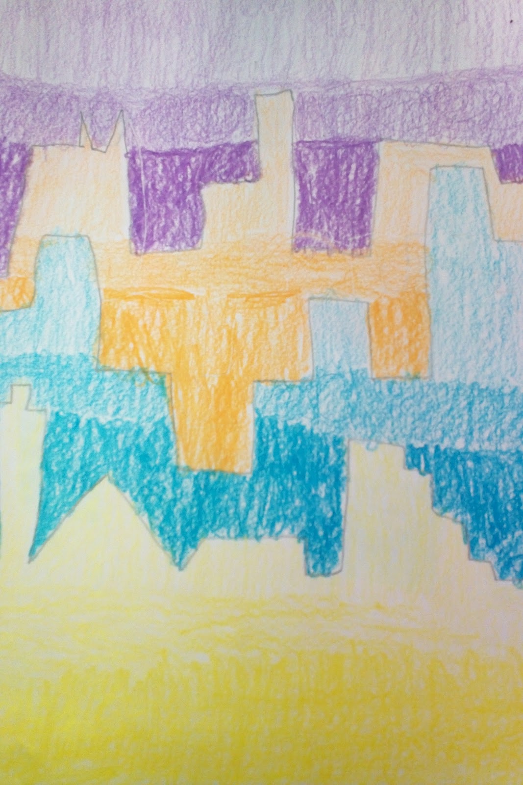 Art With Mr. E: MORE Abstract Cityscapes w/ Value: 2nd Grade