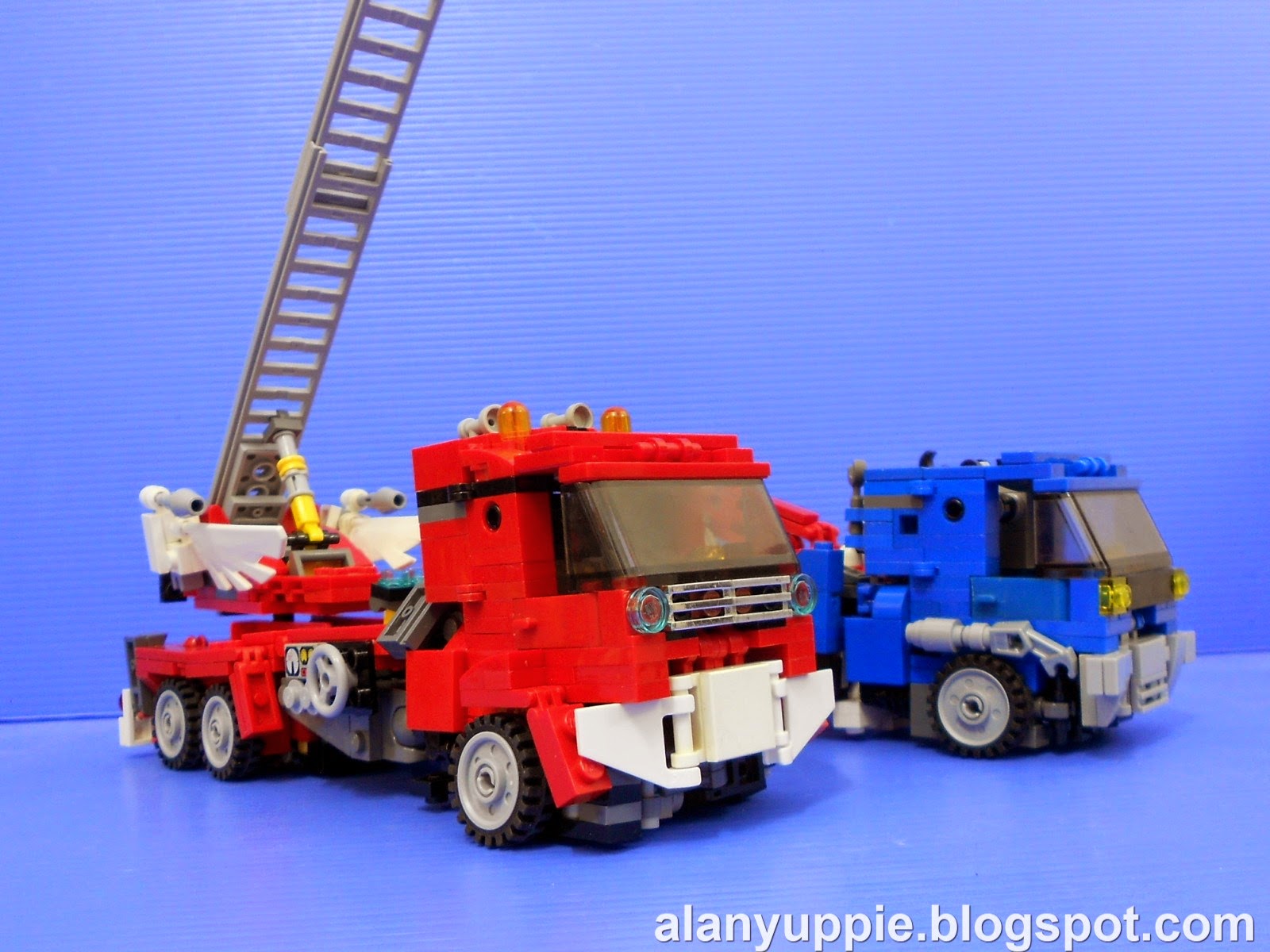 Alanyuppie's LEGO Transformers: LEGO Inferno Part 1: Vehicle Mode