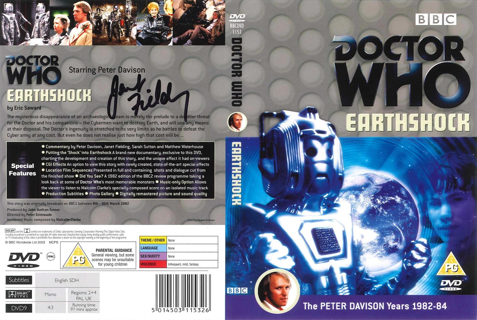 Dave's Doctor Who Collection: Signed DVD Covers