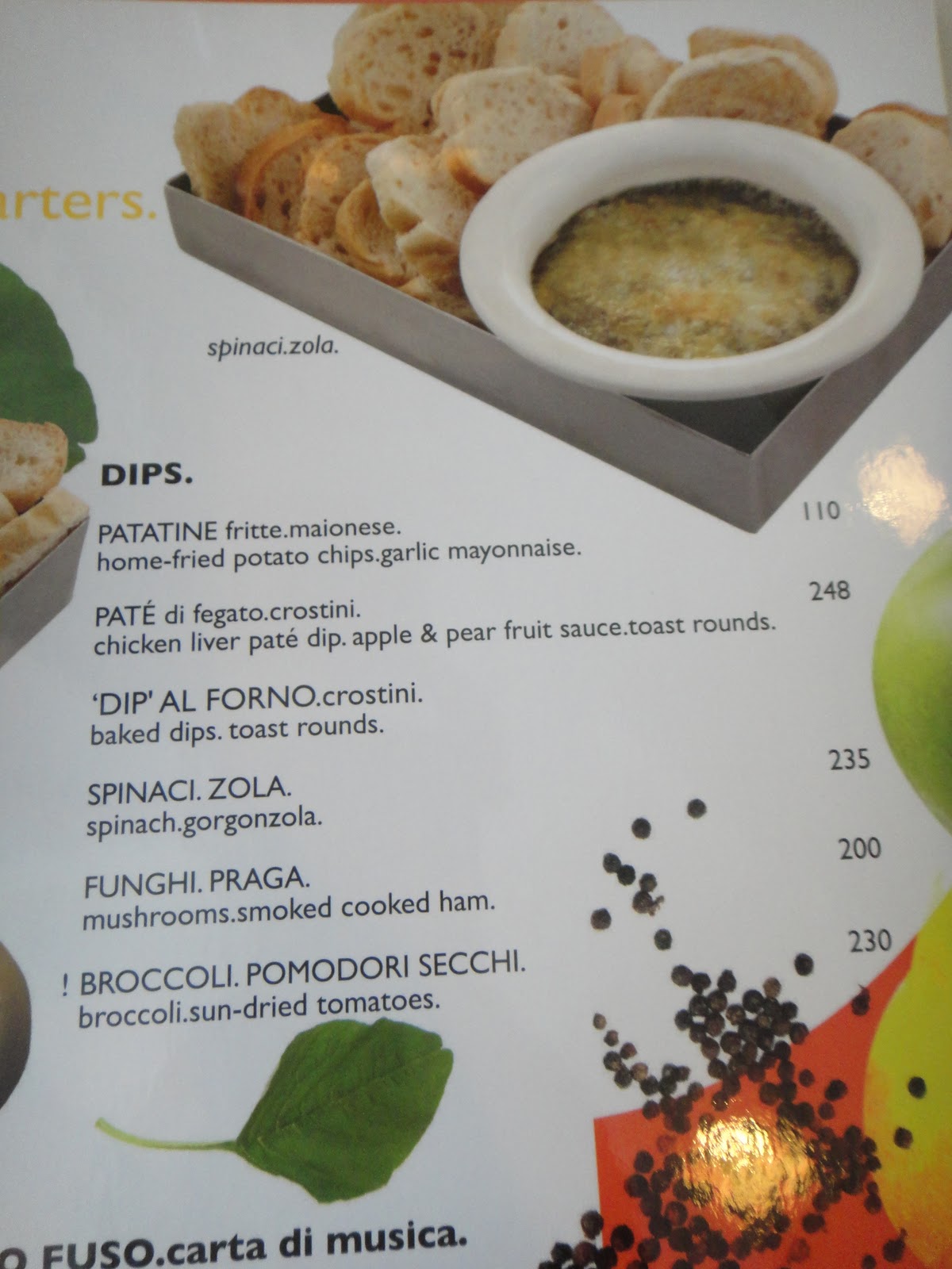 Everyday Food Bites: CIBO: Spinaci Zola, Linguine Alla Ghiotto, Penne ...