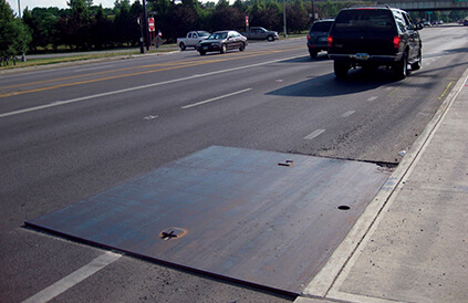 Road Plate -essential equipment for safety provided by companies!