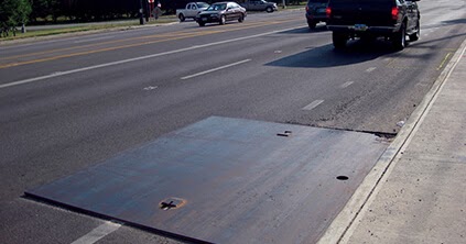 Road Plate -essential equipment for safety provided by companies!