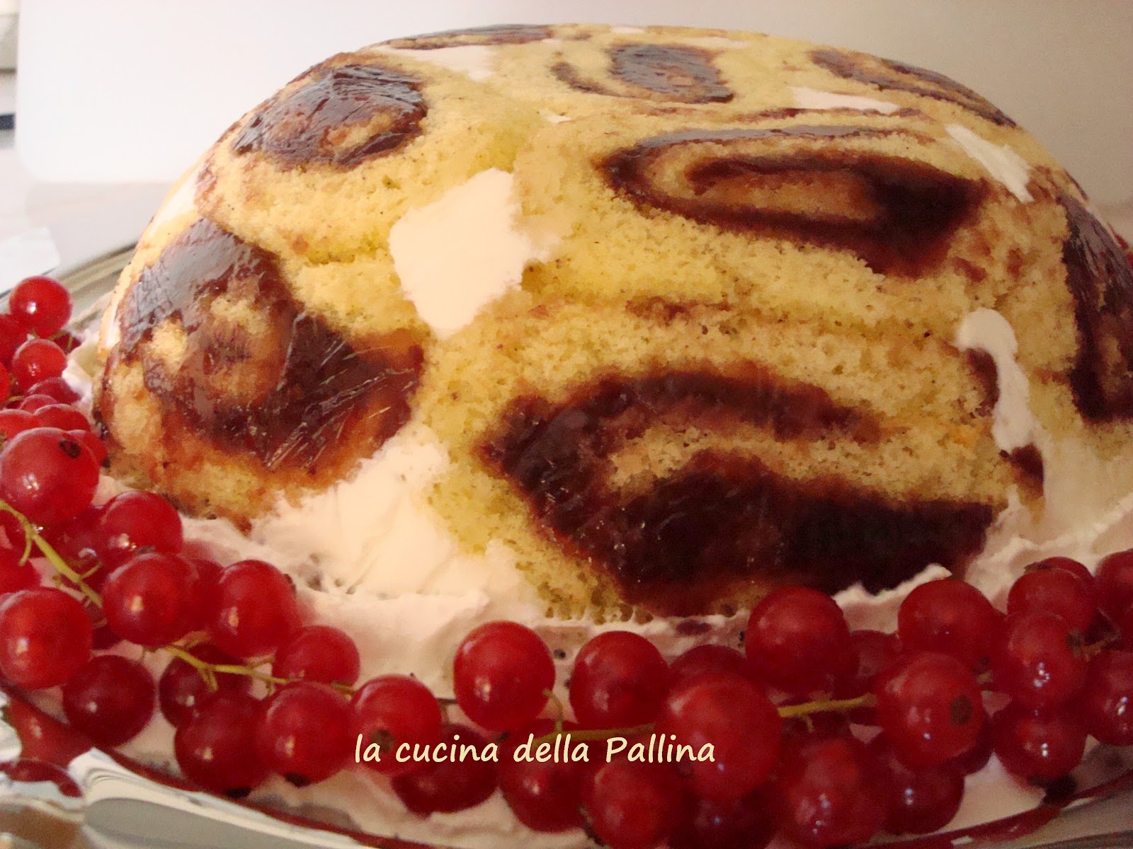 ZUCCOTTO CON GELATO ALLA PANNA | la cucina della Pallina