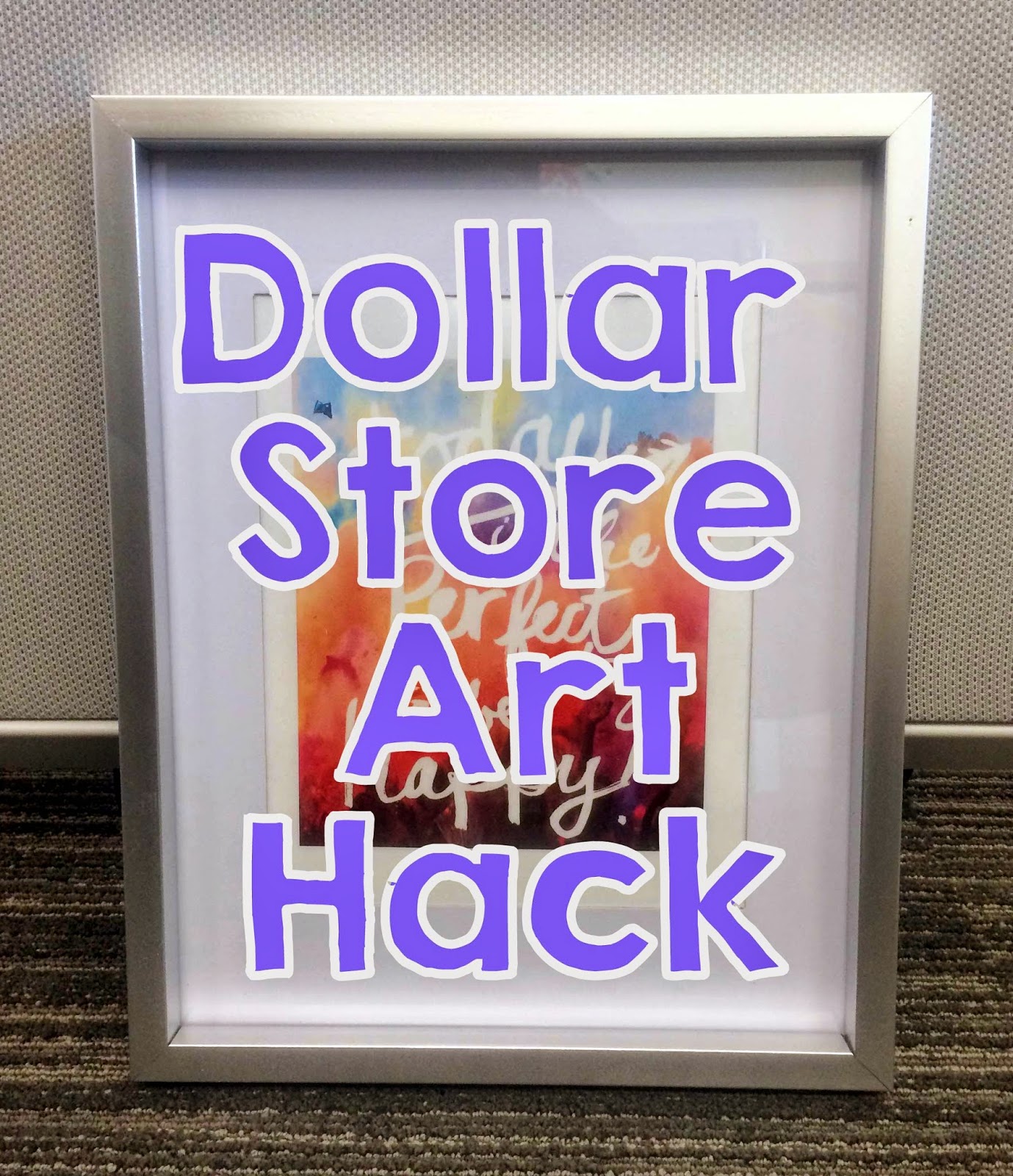 GingerBabyMama: Dollar Store Art Hack