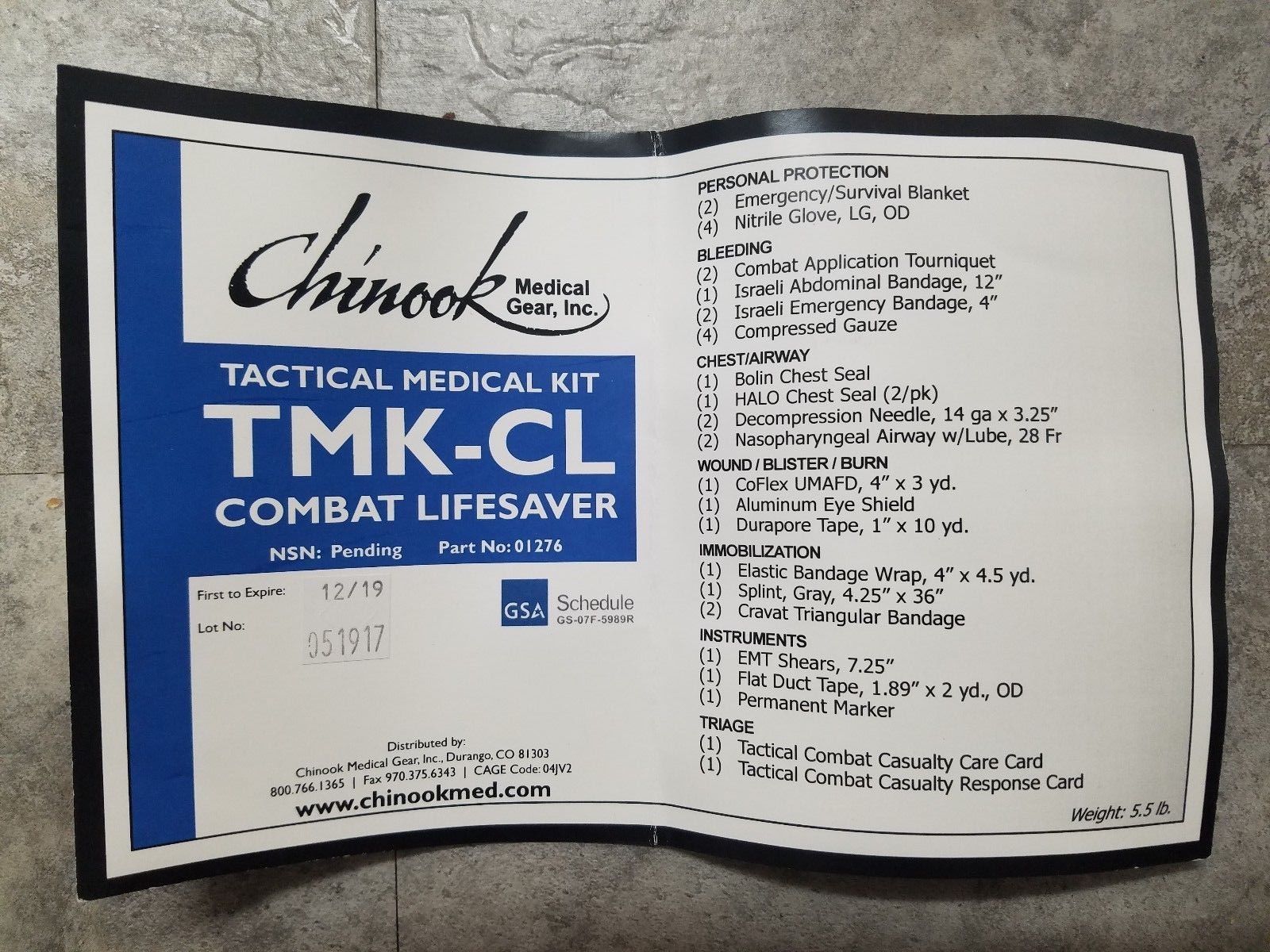 Webbingbabel: Chinook Medical Gear Combat Lifesaver Kit Bag